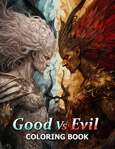 Kewl Koloring - Good Vs Evil Coloring Pages