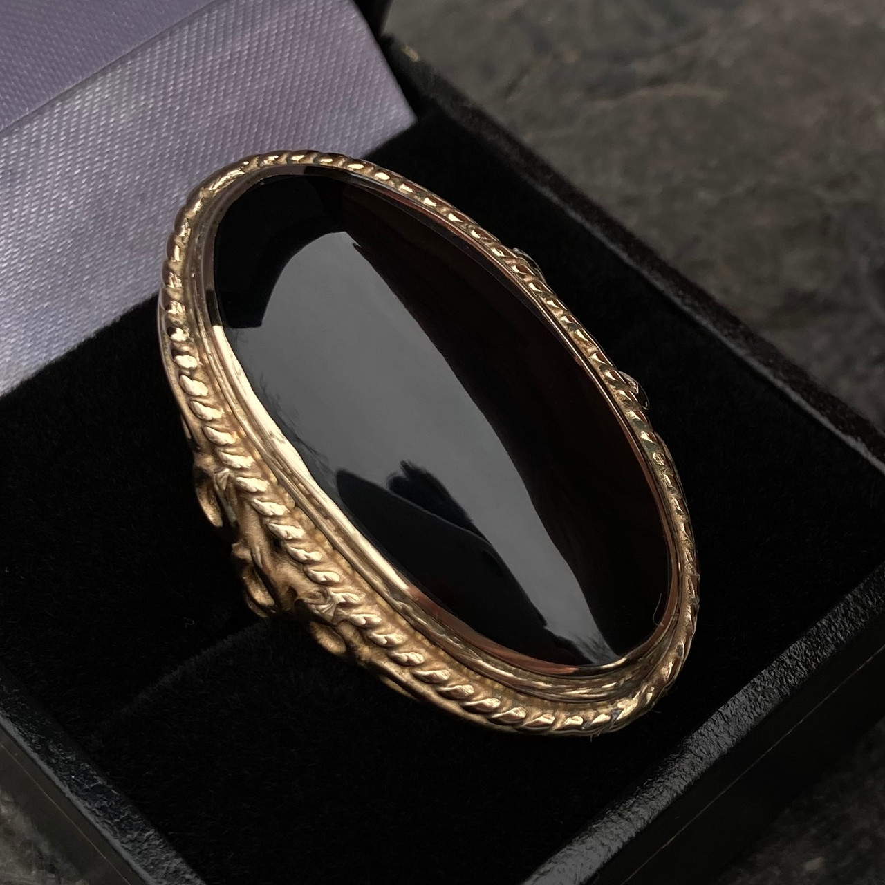 Whitby Jet Rings | Handcrafted Jewellery | Aurora Jet