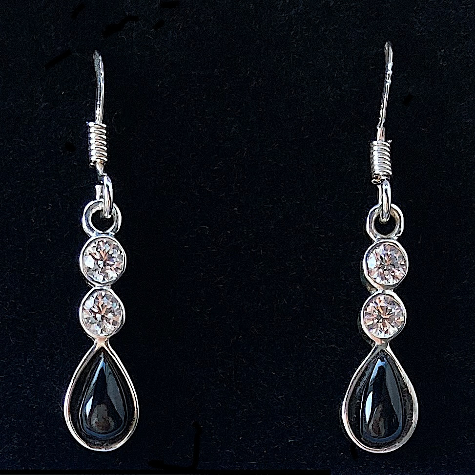 Whitby Jet Earrings | Handcrafted Jewellery | Aurora Jet