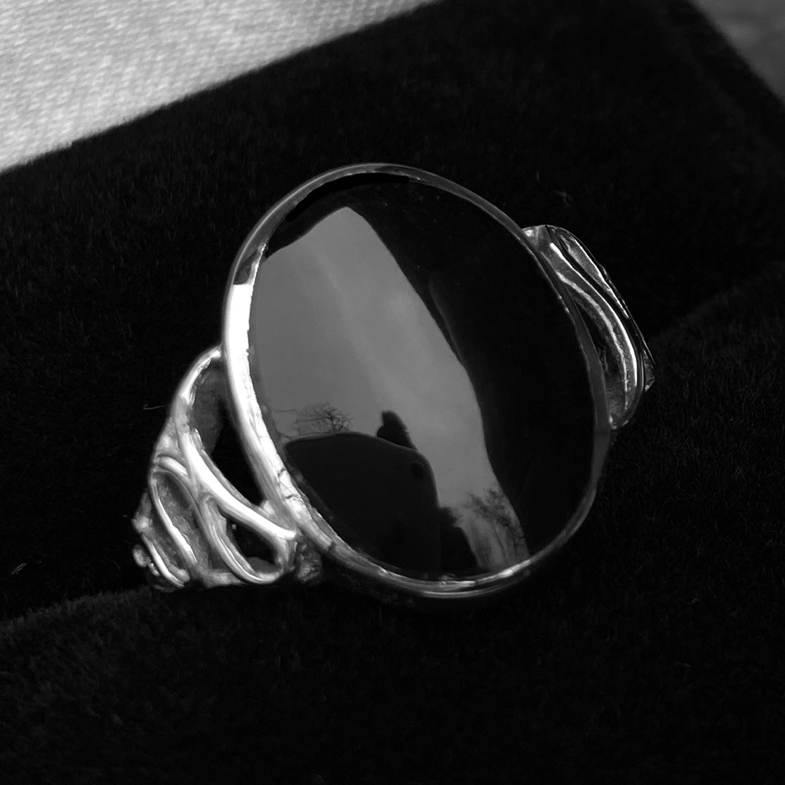 Whitby Jet Rings | Handcrafted Jewellery | Aurora Jet