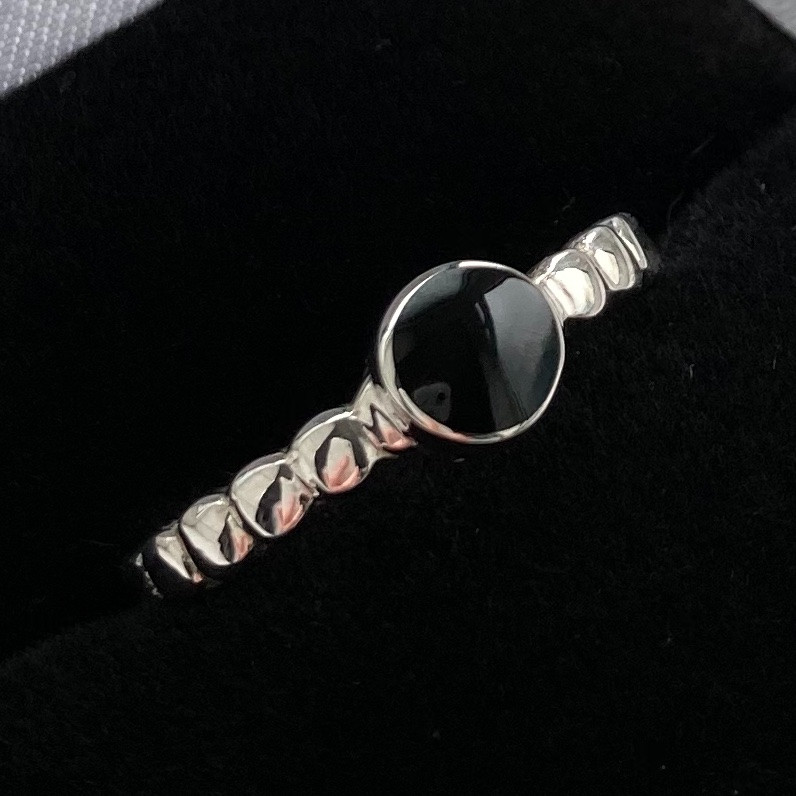 Whitby Jet Rings | Handcrafted Jewellery | Aurora Jet