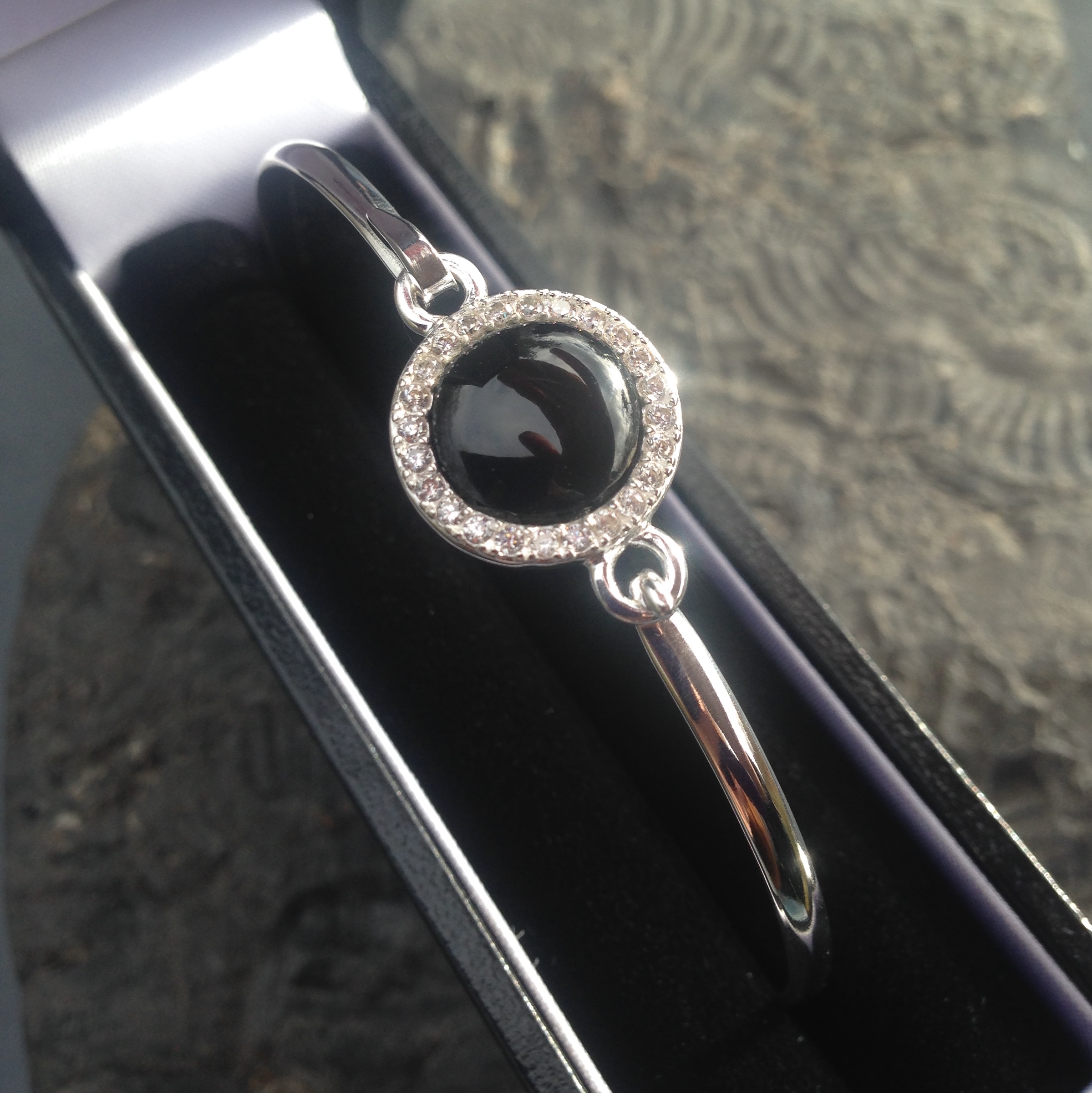 New Whitby Jet and Cubic Zirconia sterling silver collection - Aurora Jet