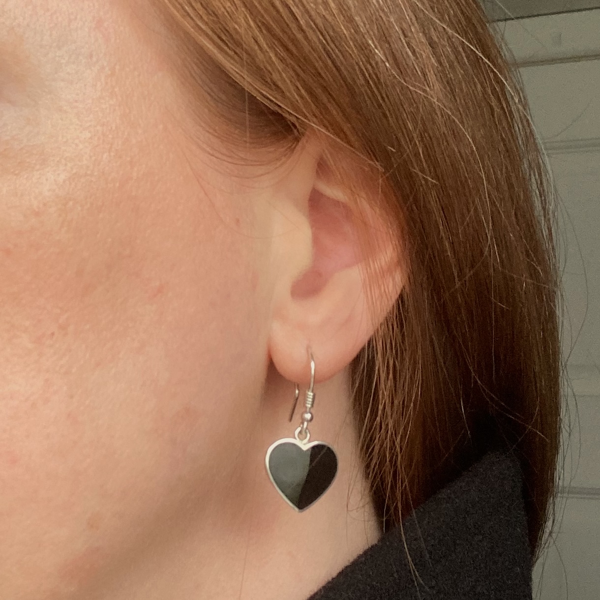 New Matching Whitby Jet Heart Jewellery - Aurora Jet