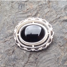 New Whitby Jet Brooch Design - Aurora Jet