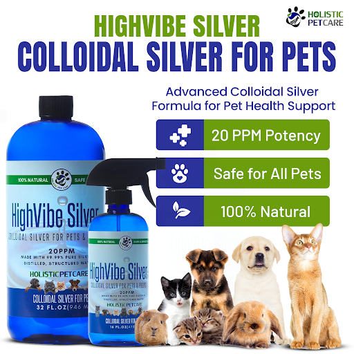 Colloidal Silver Shampoo for Pets - 16oz | Holistic Pet Care