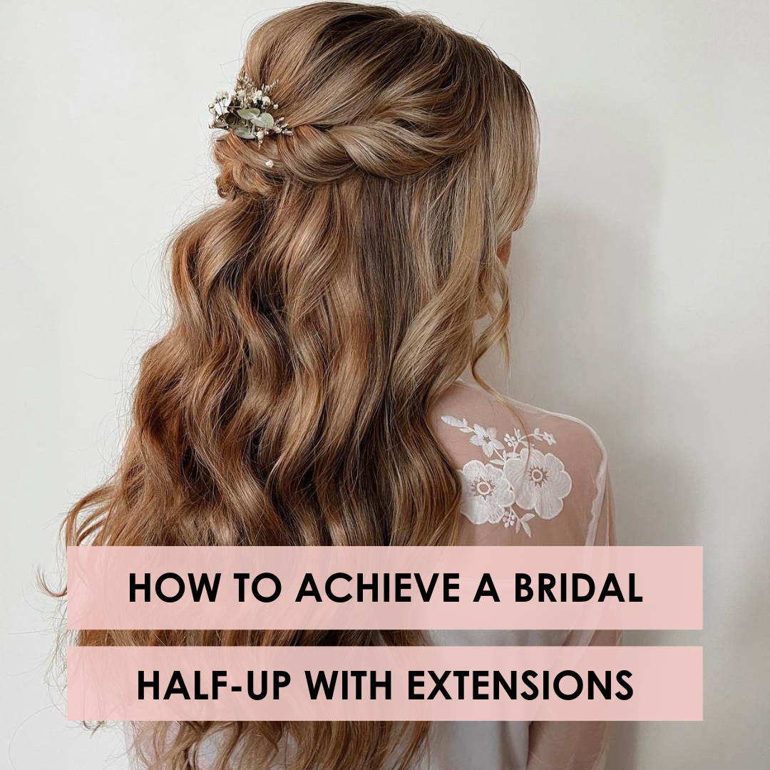 Achieving a Stunning Half-Up Hairstyle with Clip-In Hair Extensions for ...