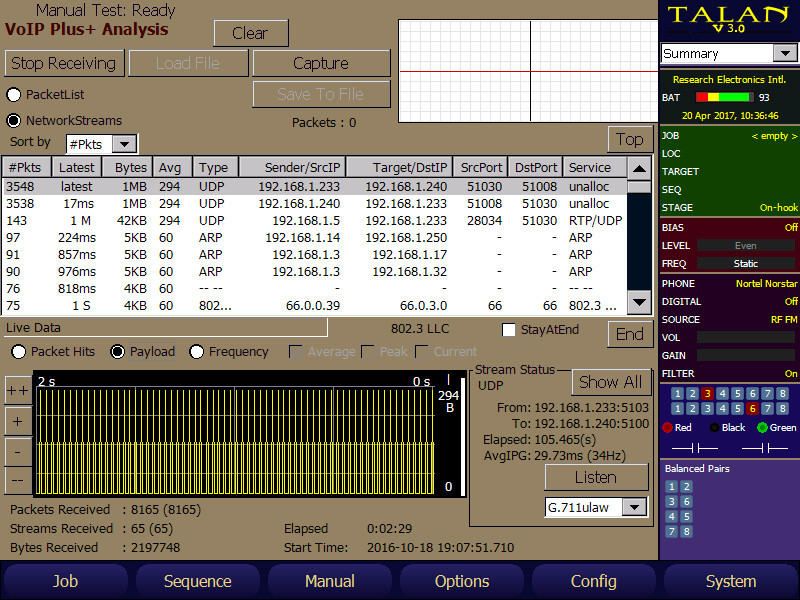 TALAN™ 3.0 Telephone & Line Analyzer - SpyAssociates.com