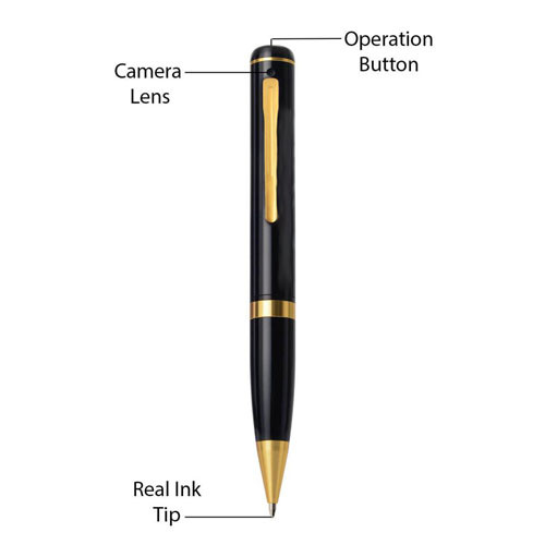 Spy Video Pen Camera w/ Motion Detection Recording - SpyAssociates.com