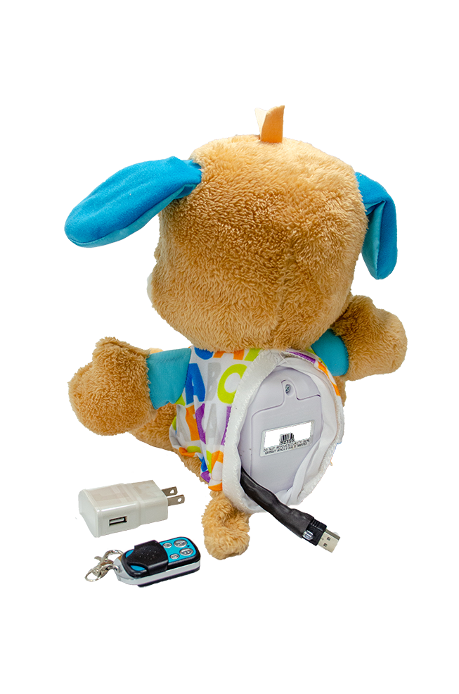 Stuffed Animal Toy Dog Hidden 4K Camera w/ DVR, Wifi Remote Viewing ...