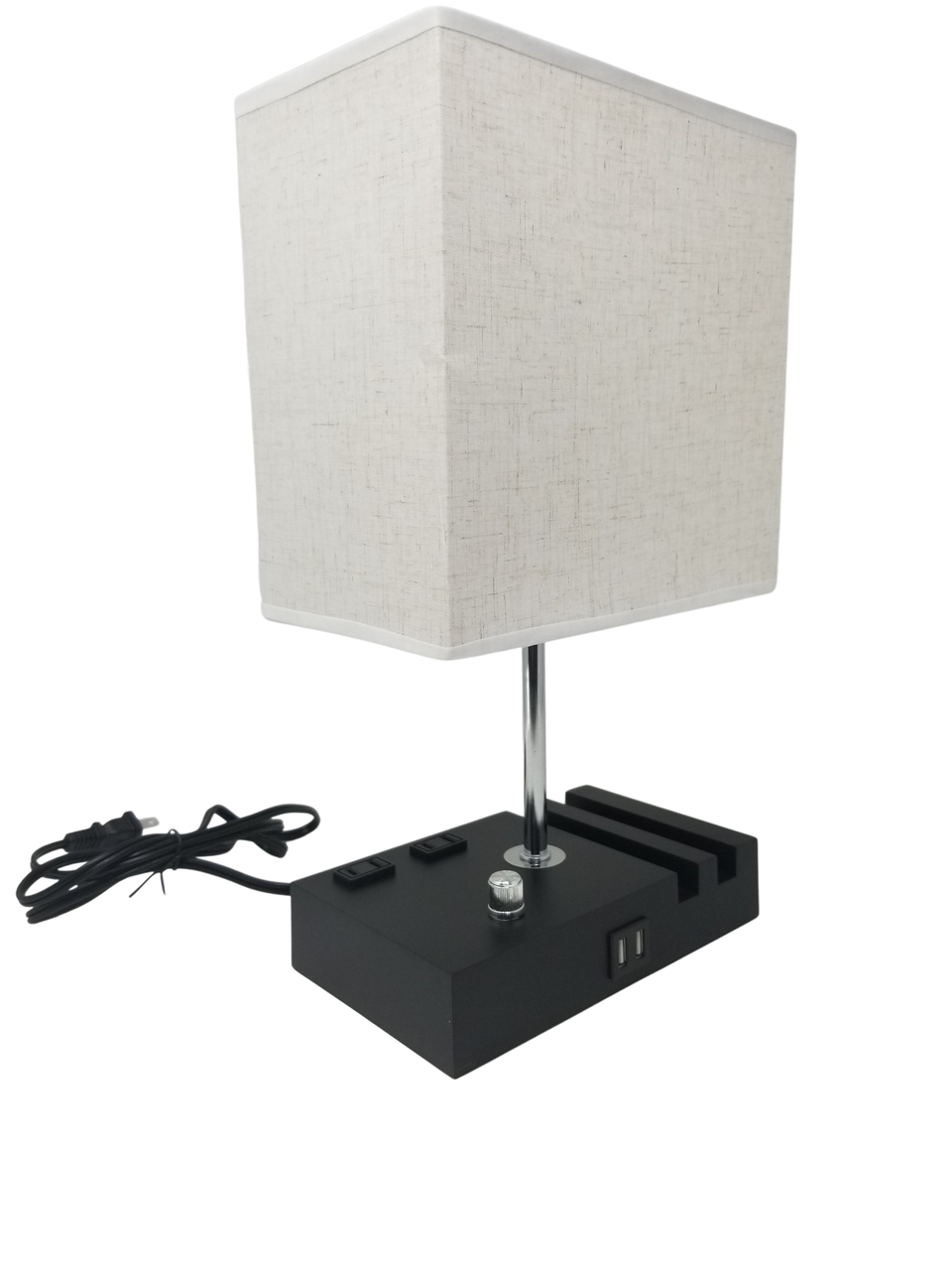 Functional Table Lamp w/ USB Charger Hidden 4K Camera w/ DVR & WiFi ...