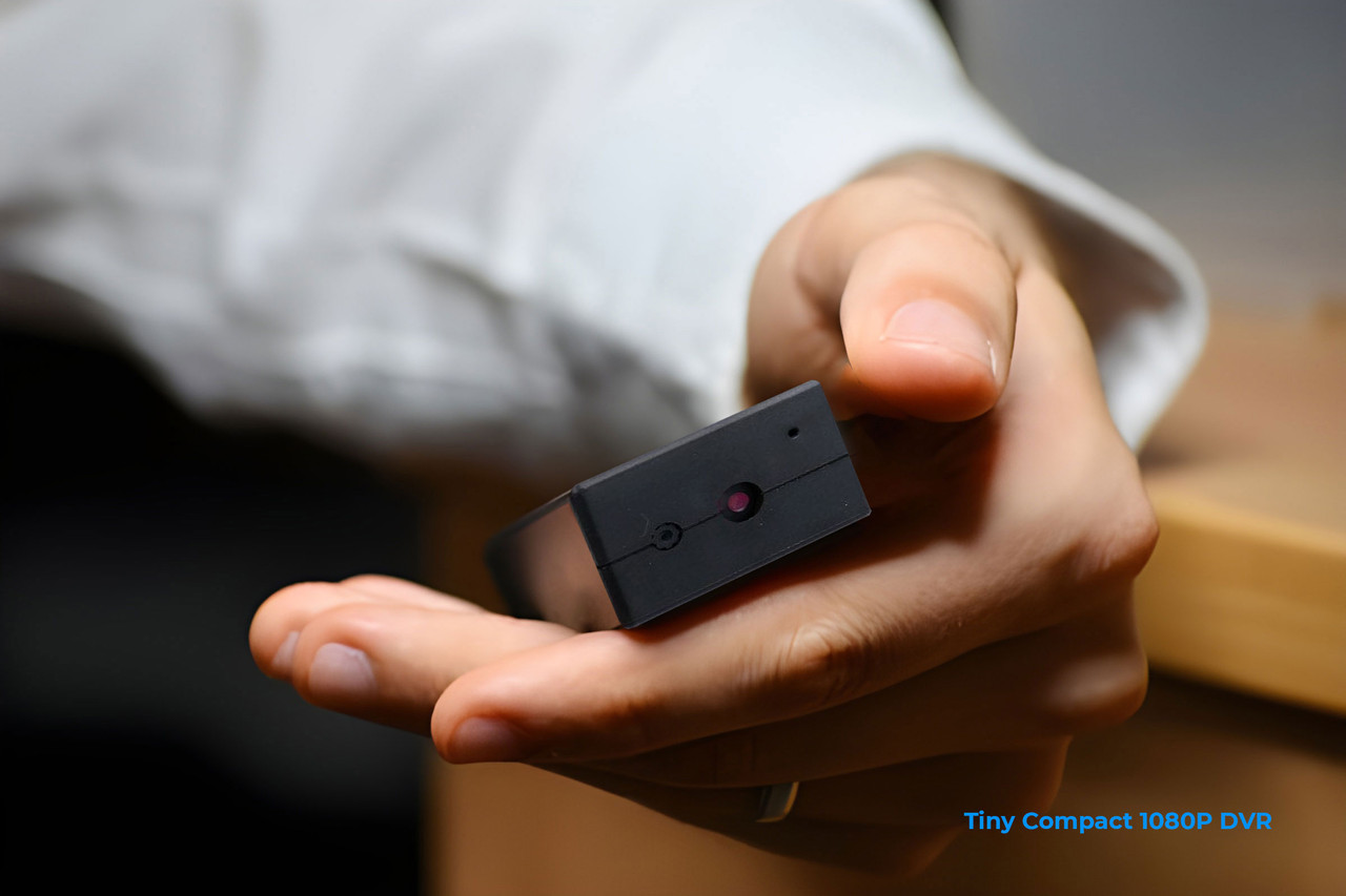 Mini Black Box 1080p Camera w/ DVR + Local Wifi & 25 Day Standby ...