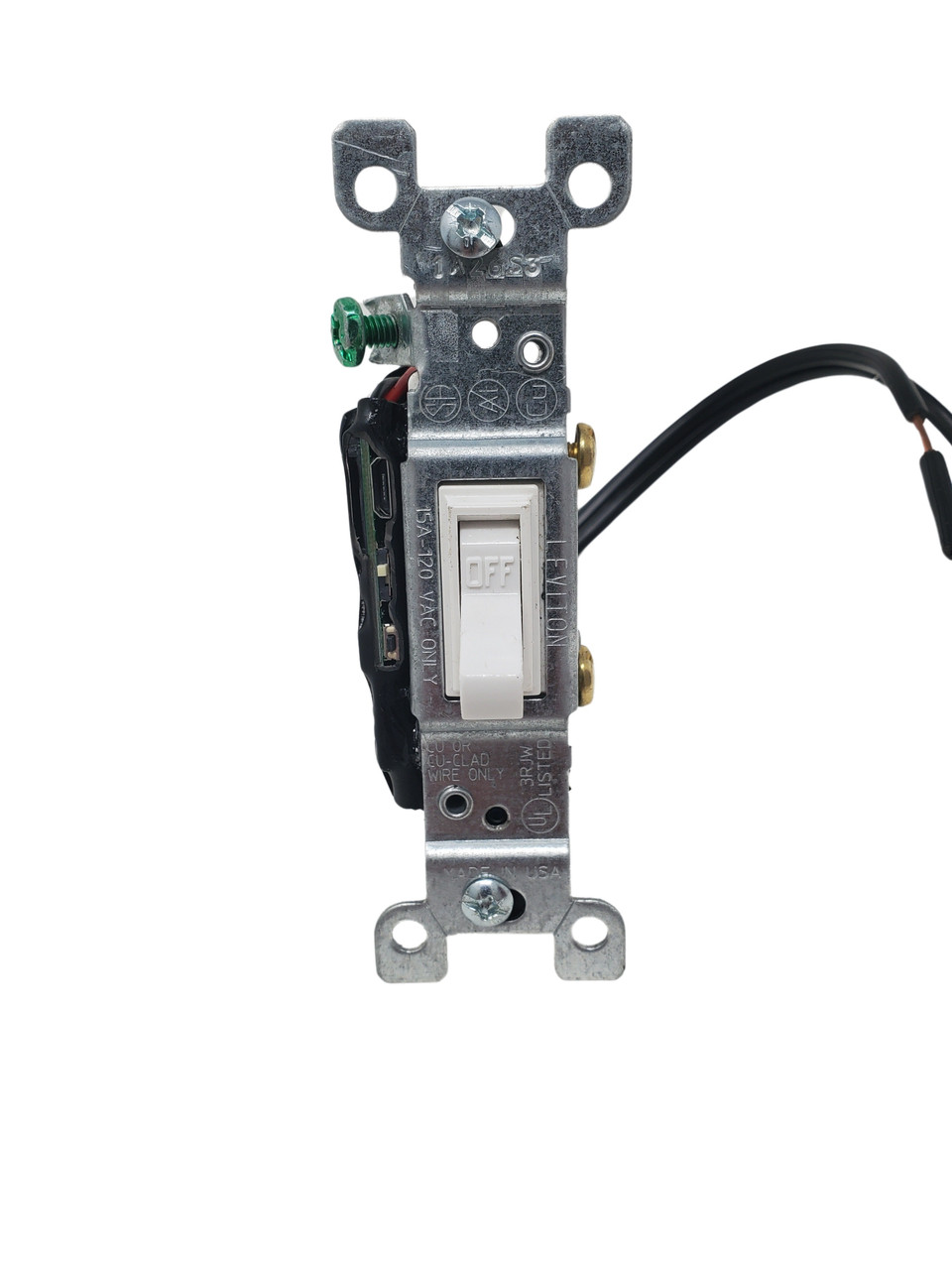 Functional Hardwired Single Pole Switch Hidden Camera w/ DVR & WiFi ...
