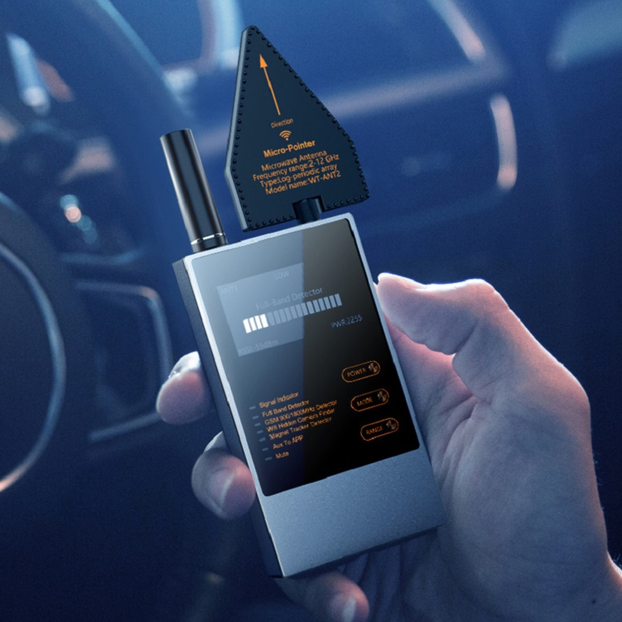 Spy-MAX Digi ProScan AI Quantum Privacy Counter Surveillance Bug Sweep ... Spy-MAX Digi ProScan AI Quantum Privacy Counter Surveillance Bug Sweep ...