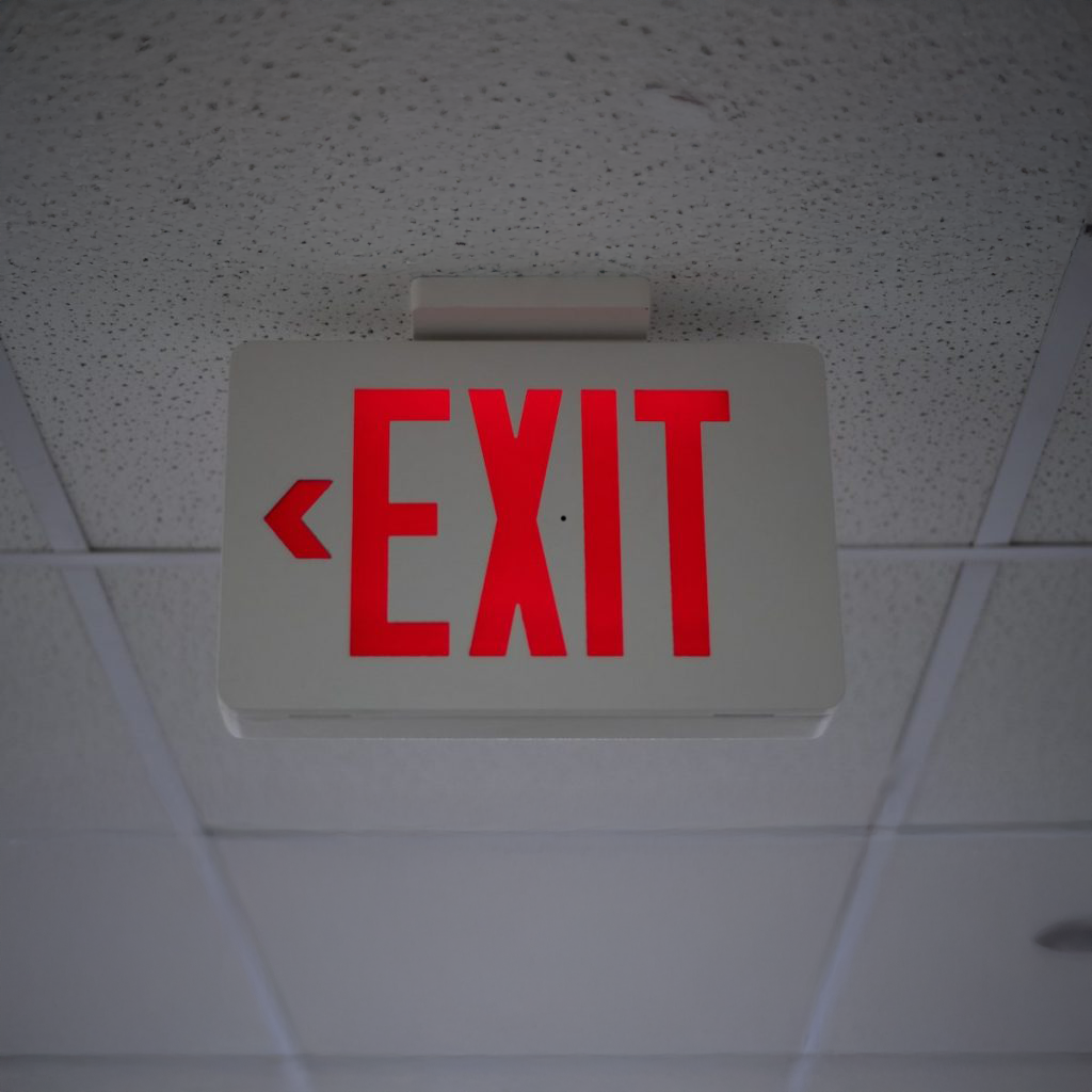 Hardwired Exit Sign 4G Live Stream Remote View DIY 4K Hidden Camera w ...