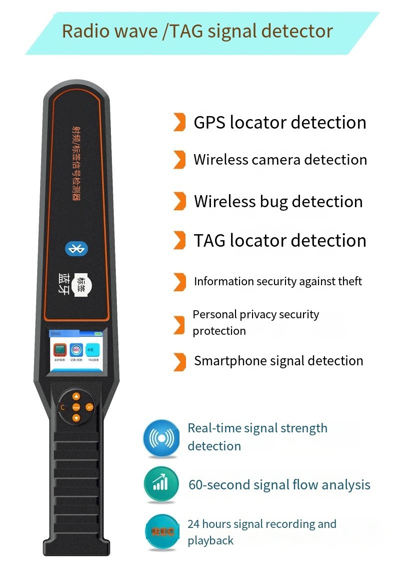 SpyFinder® RF Bluetooth Tag ProScan Hidden Camera Detector & RF Signal ...