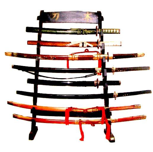 8 Sword Floor Display