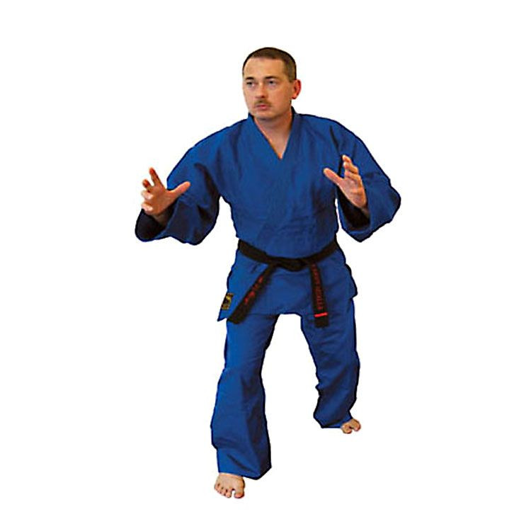 TIGER CLAW BLUE HAYASHI SINGLE WEAVE JUDO UNIFORM