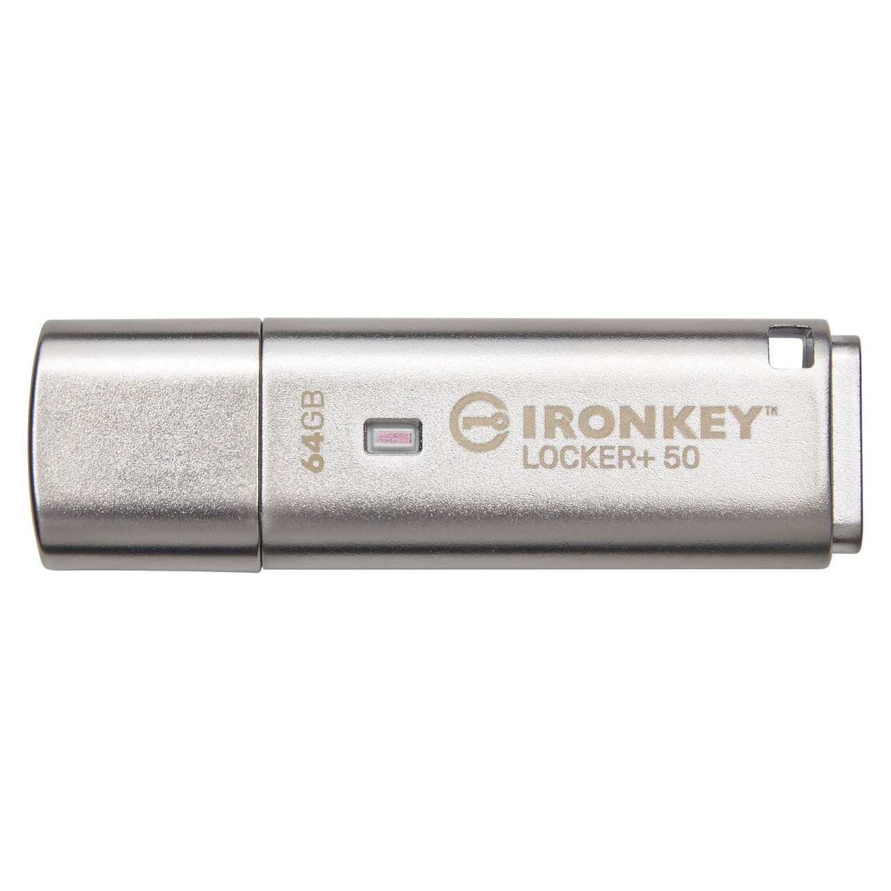 Kingston 64GB IronKey Locker+ 50 USB 3.2 Encrypted Pen Drive Memory ...