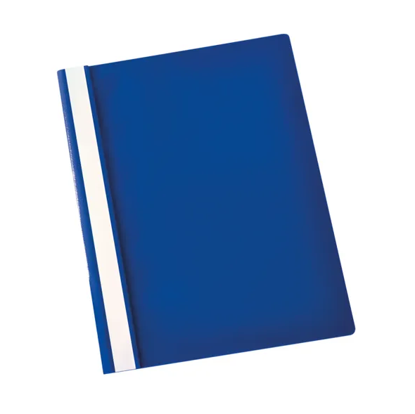 Esselte A4 Report File Dark Blue / Clear Front Pk 25