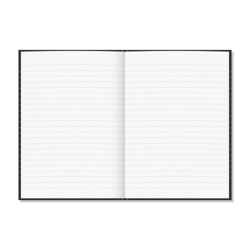 RHINO A5 Hardback Notebook 70gsm Black