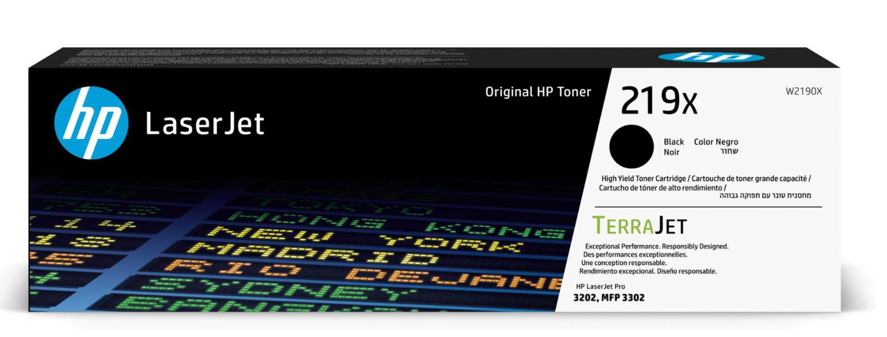 HP 219X Black High Capacity Toner Cartridge W2190X