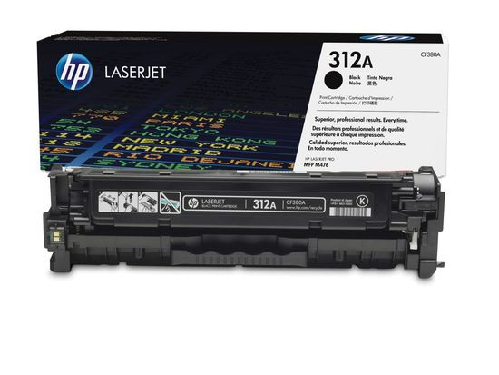 HP Black Toner Cartridge 312A CF380A - IJT Direct