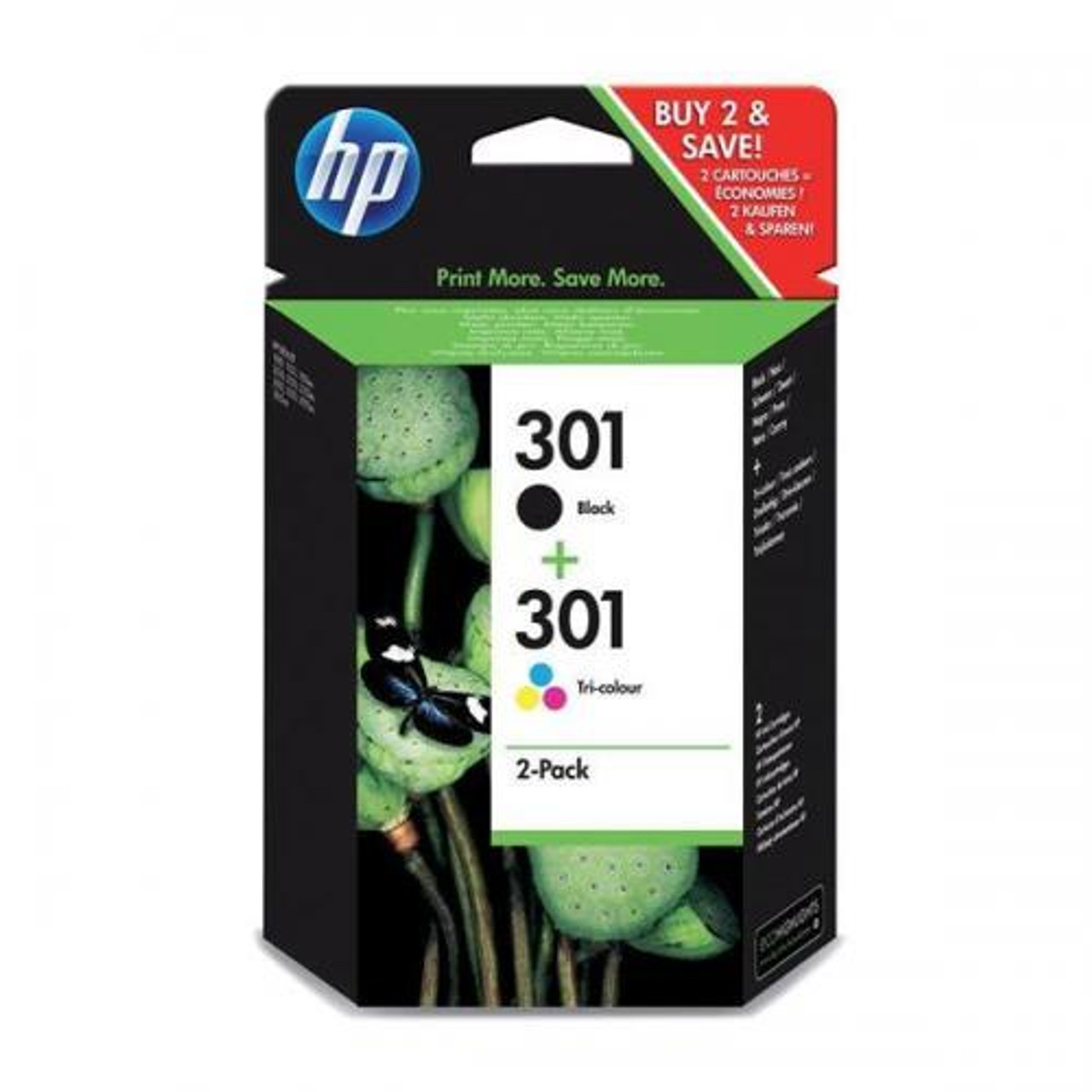 HP 301 Ink Buy IJT Recycled HP 301 2 Ink Cartridge Multipack Save compared to buying HP Originals