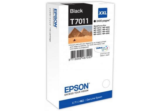 Epson Black Ink Cartridge T07114XXL C13T70114010 - IJT Direct
