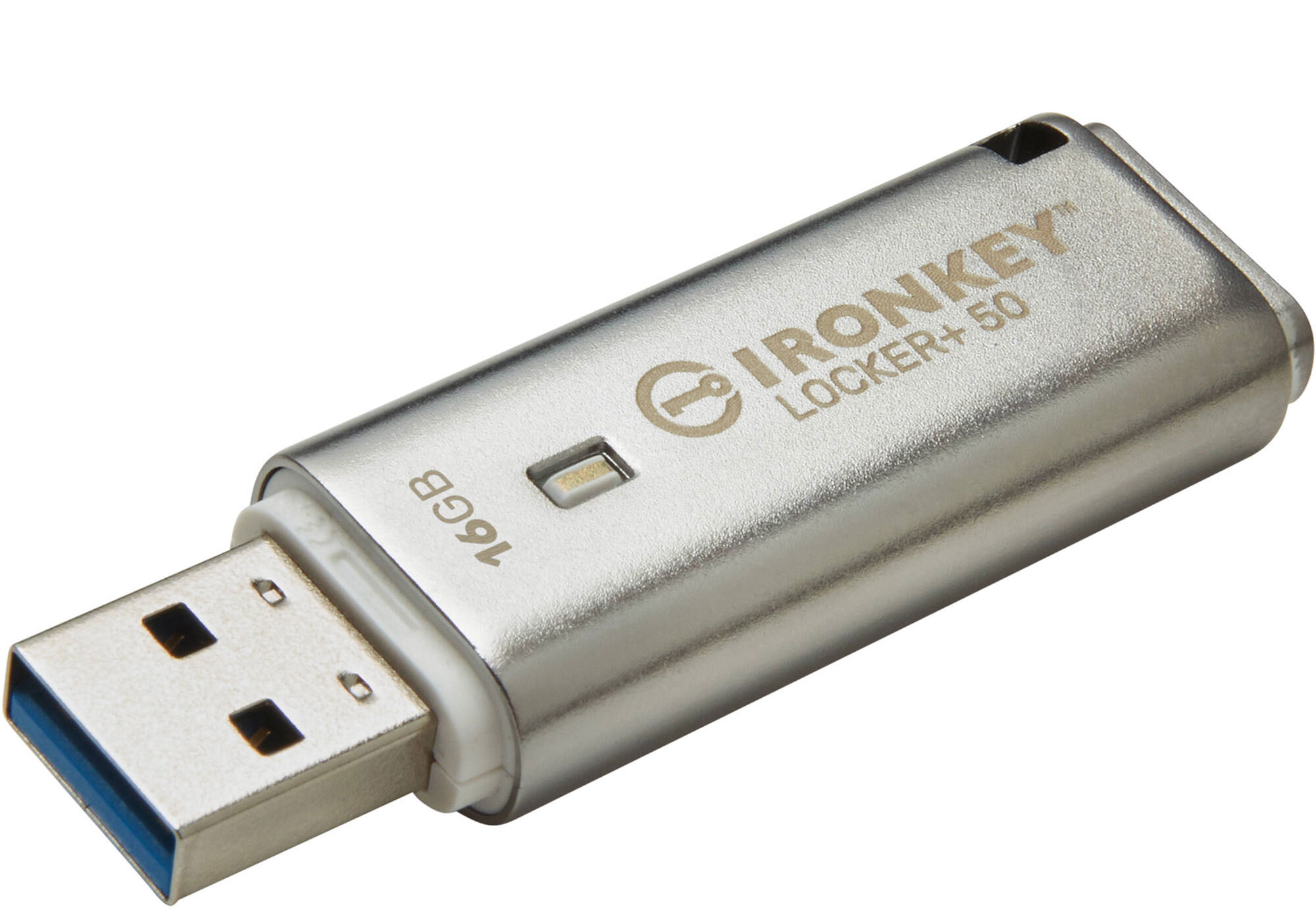 Kingston 16GB IronKey Locker+ 50 USB 3.2 Encrypted Pen Drive Memory ...
