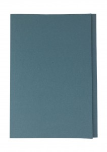 ValueX Square Cut Folders Foolscap 225gsm Blue Pk 50