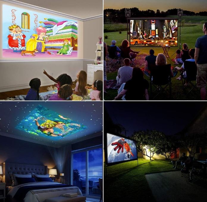 Vamvo YG300 Pro Mini HDMI Portable Multimedia Projector