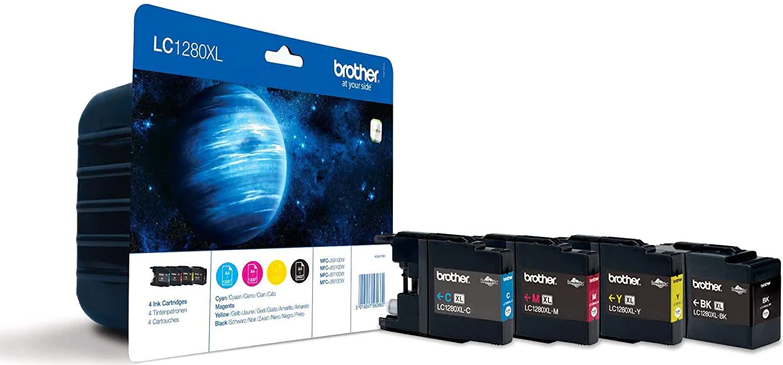 Brother High Capacity Multipack Black, Cyan, Magenta, Yellow Ink ...