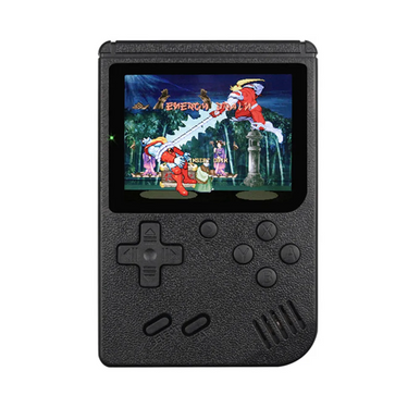 Retro Handheld Games Console With Over 200 Built-In Classic Games - Black