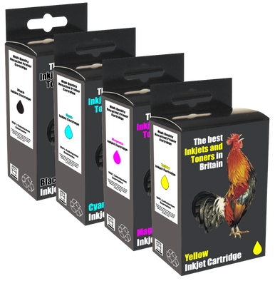 IJT Recycled Brother 4 Ink Multipack Black, Cyan, Magenta, Yellow Ink ...