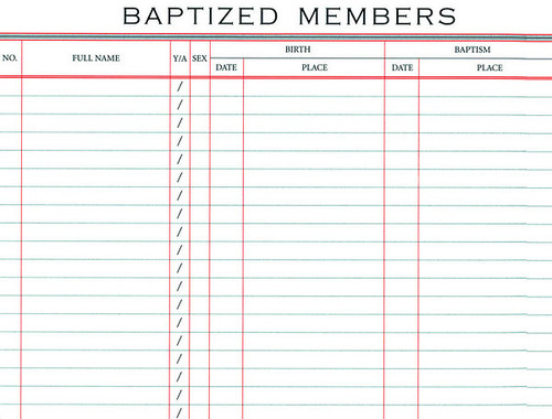 Register of Baptisms #32 - Small Size - Episcopal Shoppe