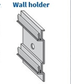 Spare Wall Brackets For Aluminium Clip-On Skirting(6 In Pack ...