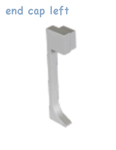 Left End Cap For LED Skirting(PACK OF 2) - National Stair Nosings ...