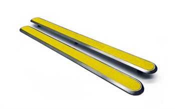 Stainless Steel Tactile Bars with Anti-Slip Infill | Directional