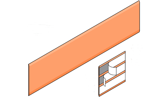 Wall Protector Strips – PVC-U Plastic for Chair Marks & Wall Protection