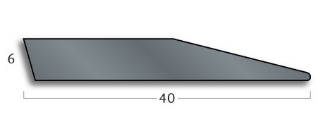 Flexible PVC Ramp Edge Trim – Threshold & Floor Transition Strip