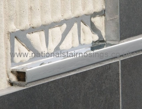 Aluminium Rectangular Box Edge Tile Trim - 2.5m - National Stair ...