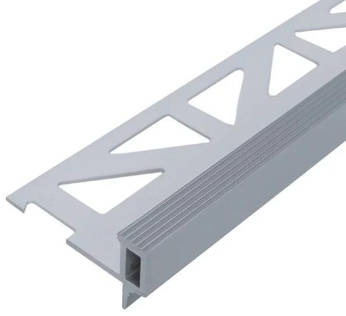 Aluminium Square Step Edging for Tiled Stairs – Tile-In – Modern Design ...