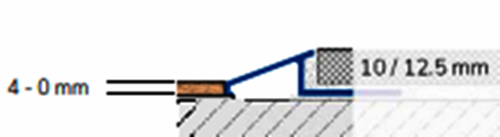Ramp Transition Profile for Tile to Lino/LVT – 2.5m Length | Aluminium ...
