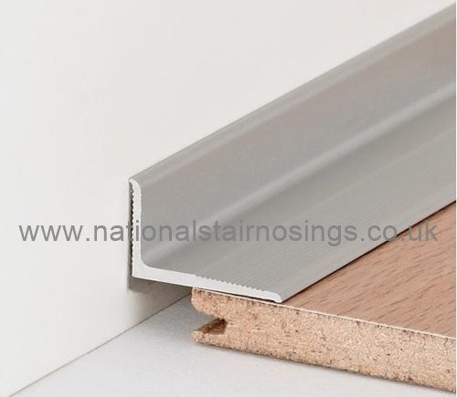Aluminium Wall/Floor Connection Edging Profile – 2.7m | Self-Adhesive