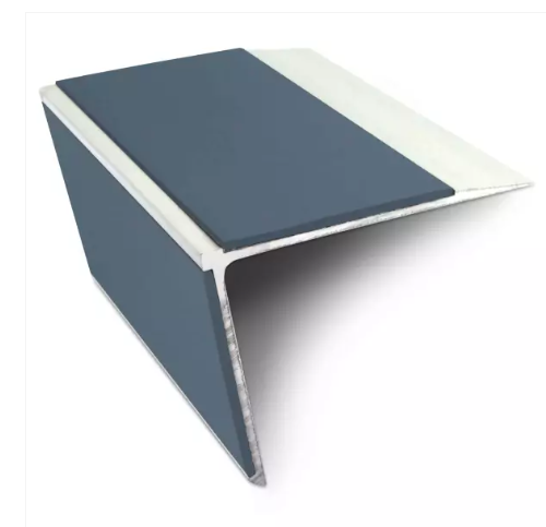 DDA Rake Back Stair Nosing with 55mm Insert on Tread & Riser