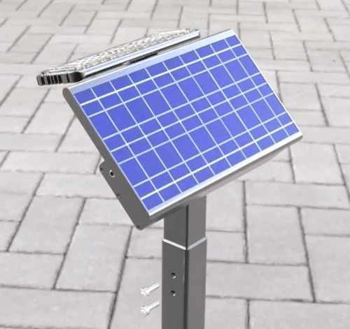 Solar Sign Light Aluminium Adjustable 6000K Daylight IP65 10W ...