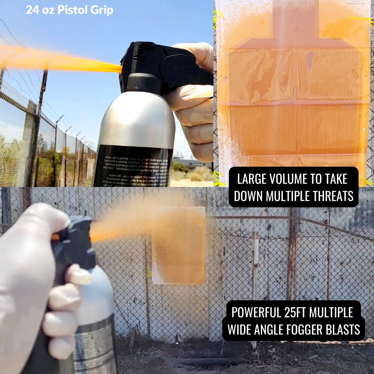 Police Magnum Large pepper spray fogger defense security