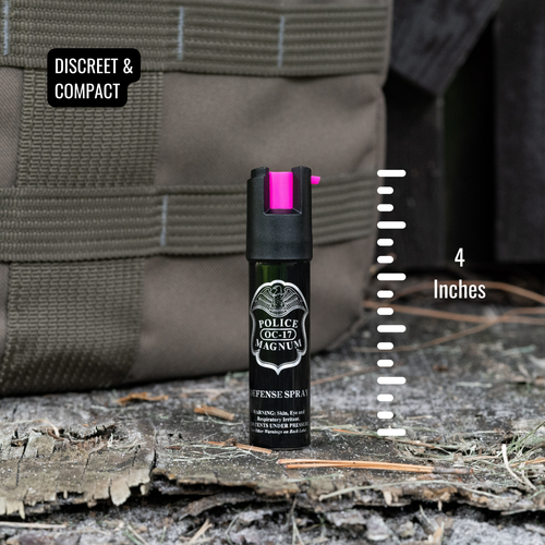 Police Magnum Pepper Spray- Made In The USA - 2 Pack 3/4oz Defense