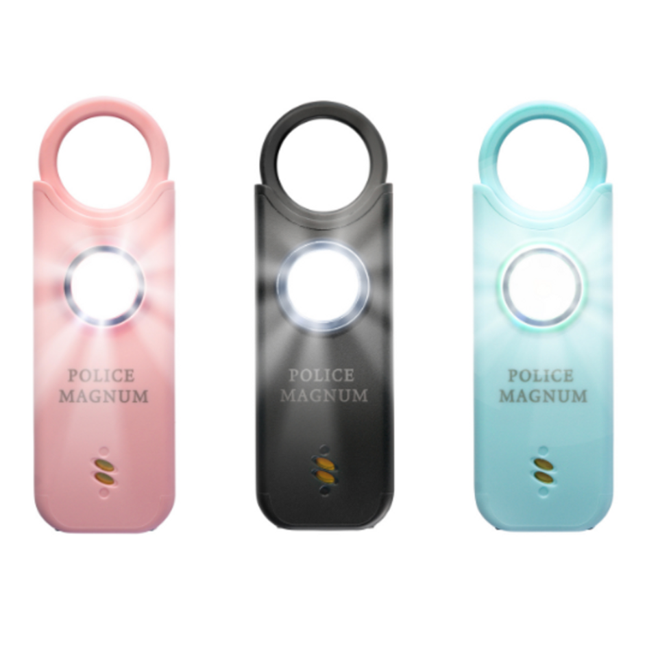 Police Magnum Loud Rechargeable Personal Safety Alarm Keychain
