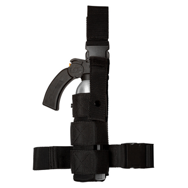 Police Magnum Heavy Duty Drop Leg Holster & Large Pepper Spray Combo Set